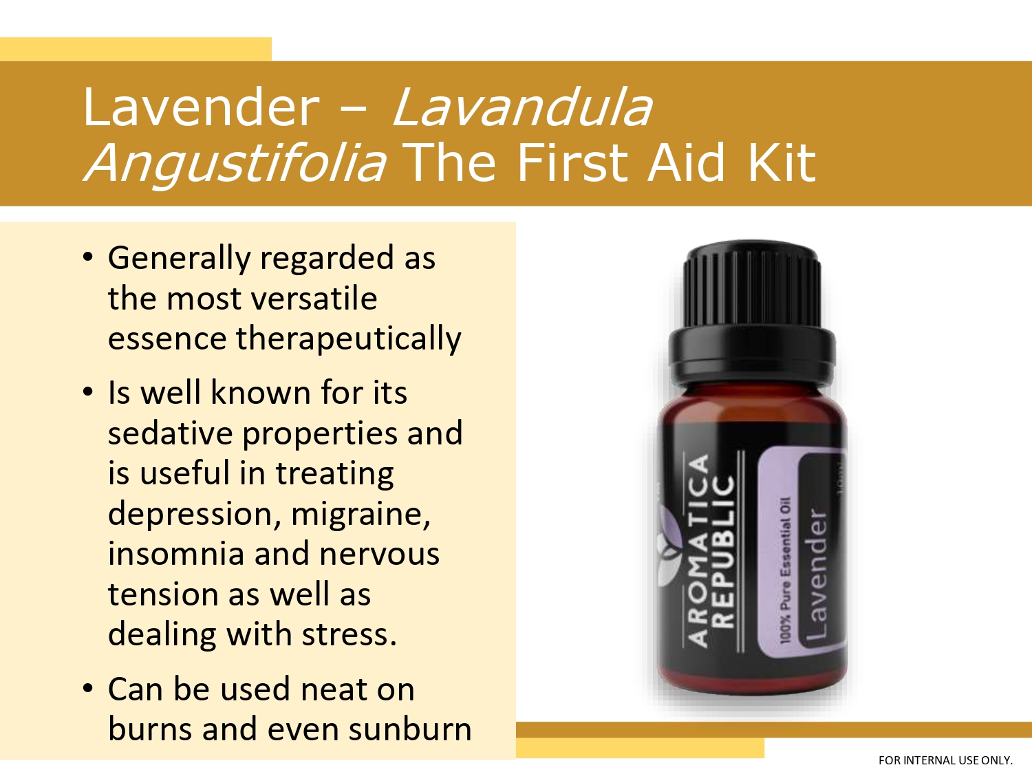 [AROMATICA REPUBLIC] Lavender Essential Oil 10ml - Depression, Insomnia ...