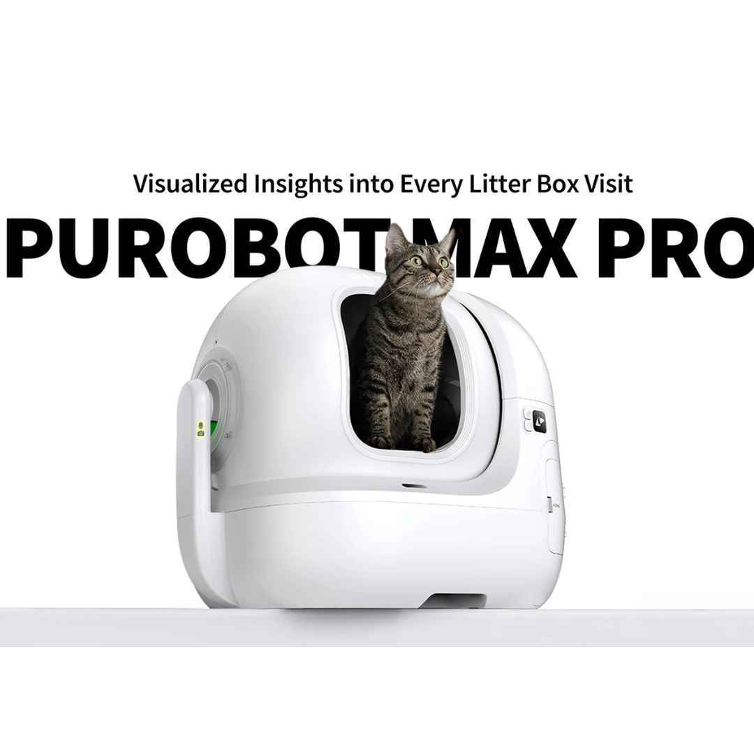 【HOT】PETKIT Purobot Max Pro 2 Self-Cleaning Cat Litter Box with Camera ...