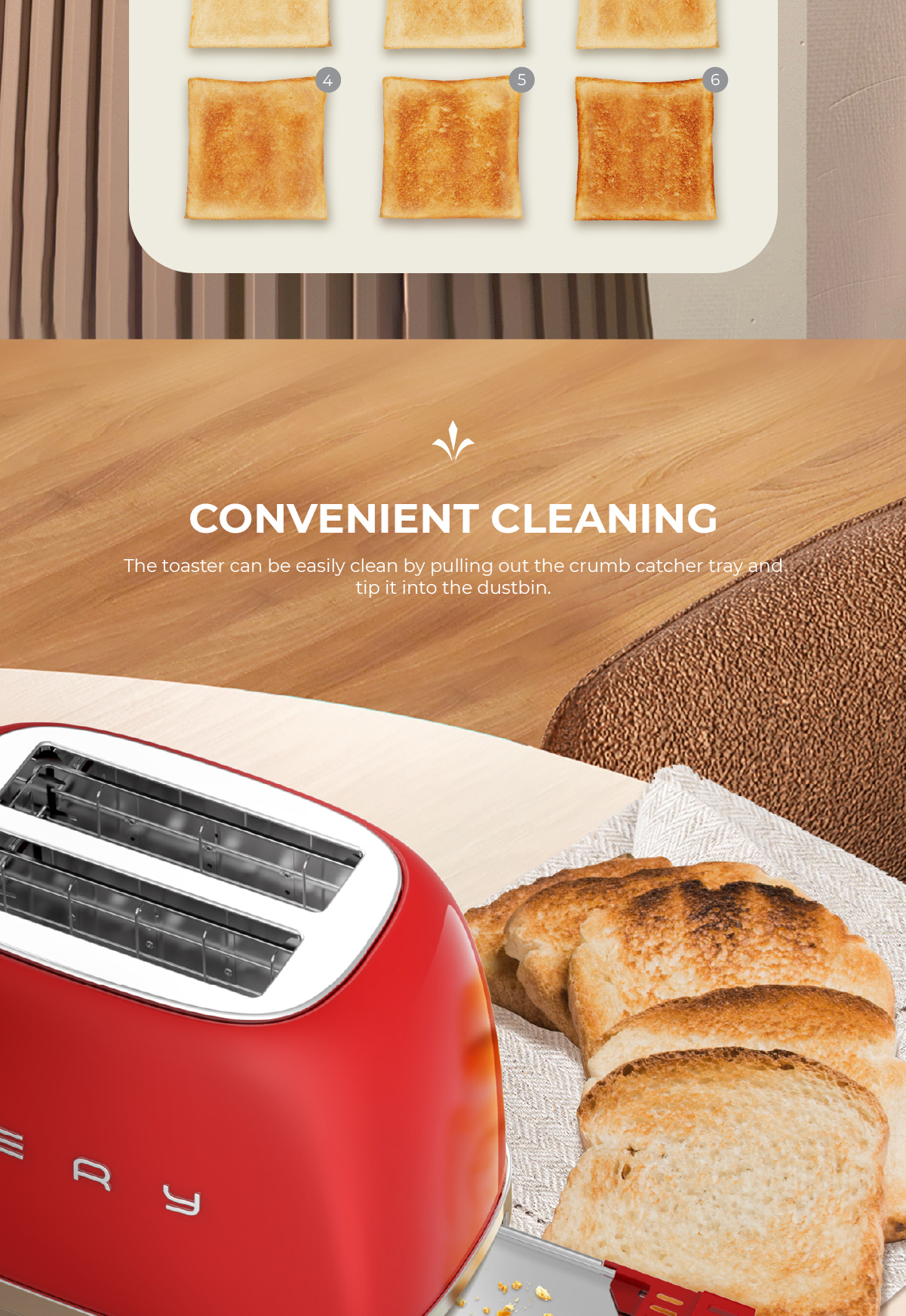 PerySmith 2 Slice Bread Toaster Retro Series TT1010 | Shopee Malaysia