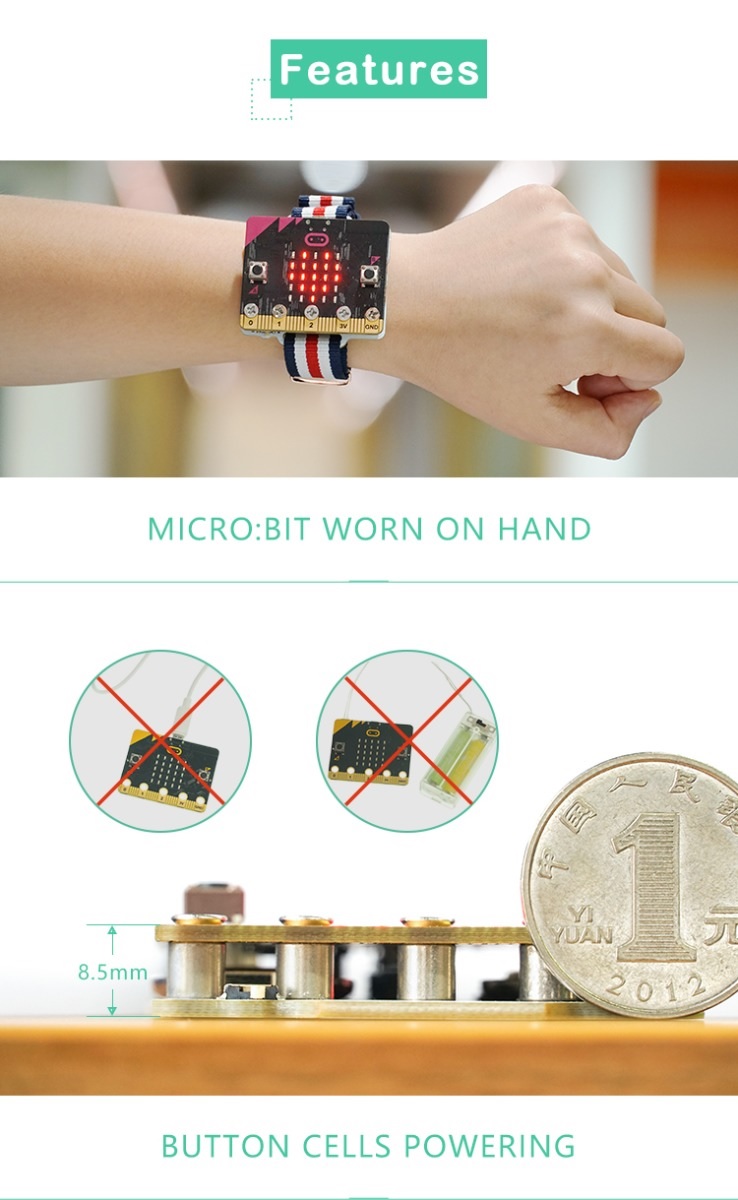 micro:bit Smart Coding Kit, wearable (without micro:bit） | Shopee Malaysia