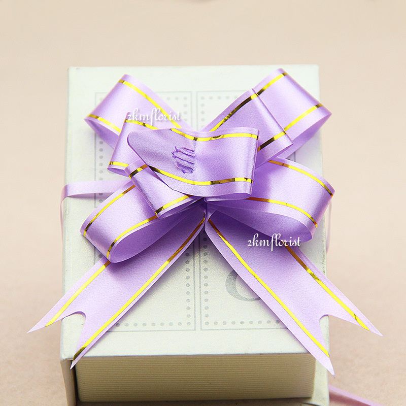 (10PCS) 33CMx1.65CM PULL Ribbon Reben Riben Gift Satin Organza Flower ...