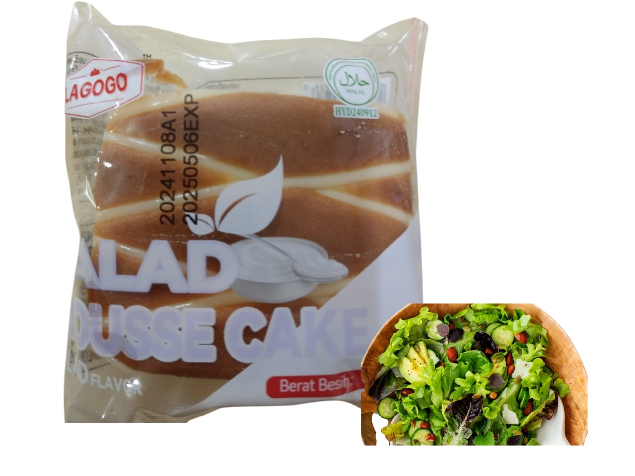 [BFD] Lagogo Mousse Cake 60g ( Original/ Matcha / Strawberry/ Salad/ Cheese) | Shopee Malaysia