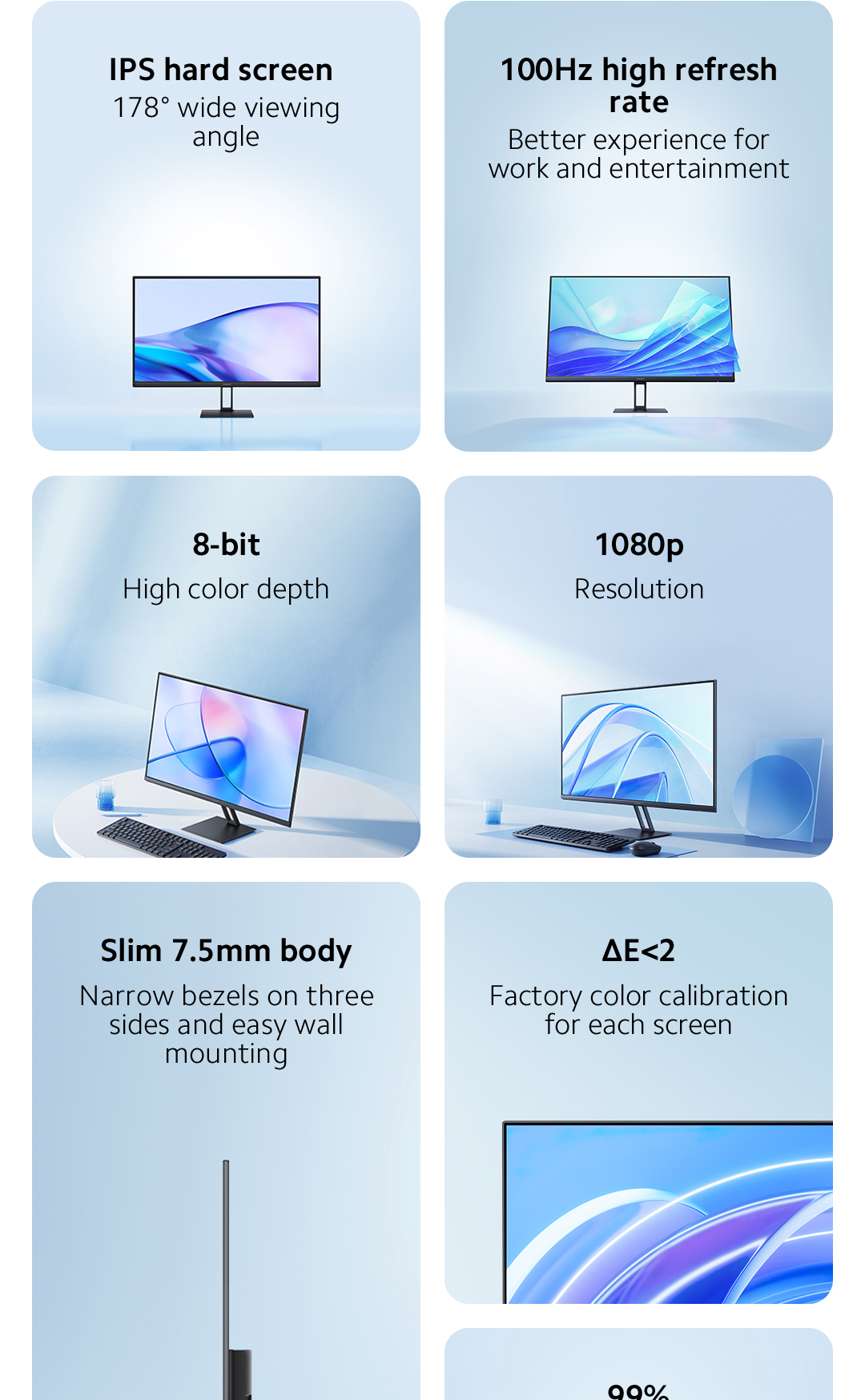 Xiaomi A24i & A27i Monitor | FHD IPS Panel | 100Hz Refresh Rate | 178 ...