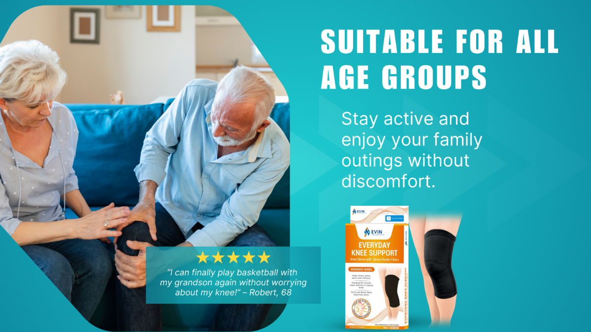 EVIN Everyday Knee Support Knee guard 1 piece/box (New arrival - Mix ...