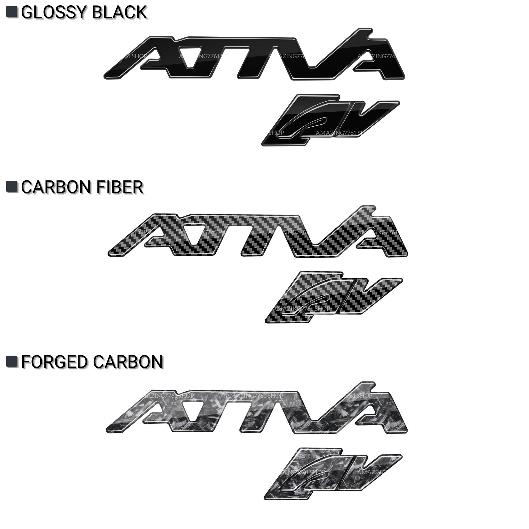 AMAZING PERODUA ATIVA CAR REAR ATIVA WORD AV WORD LOGO EMBLEM FRAME ...