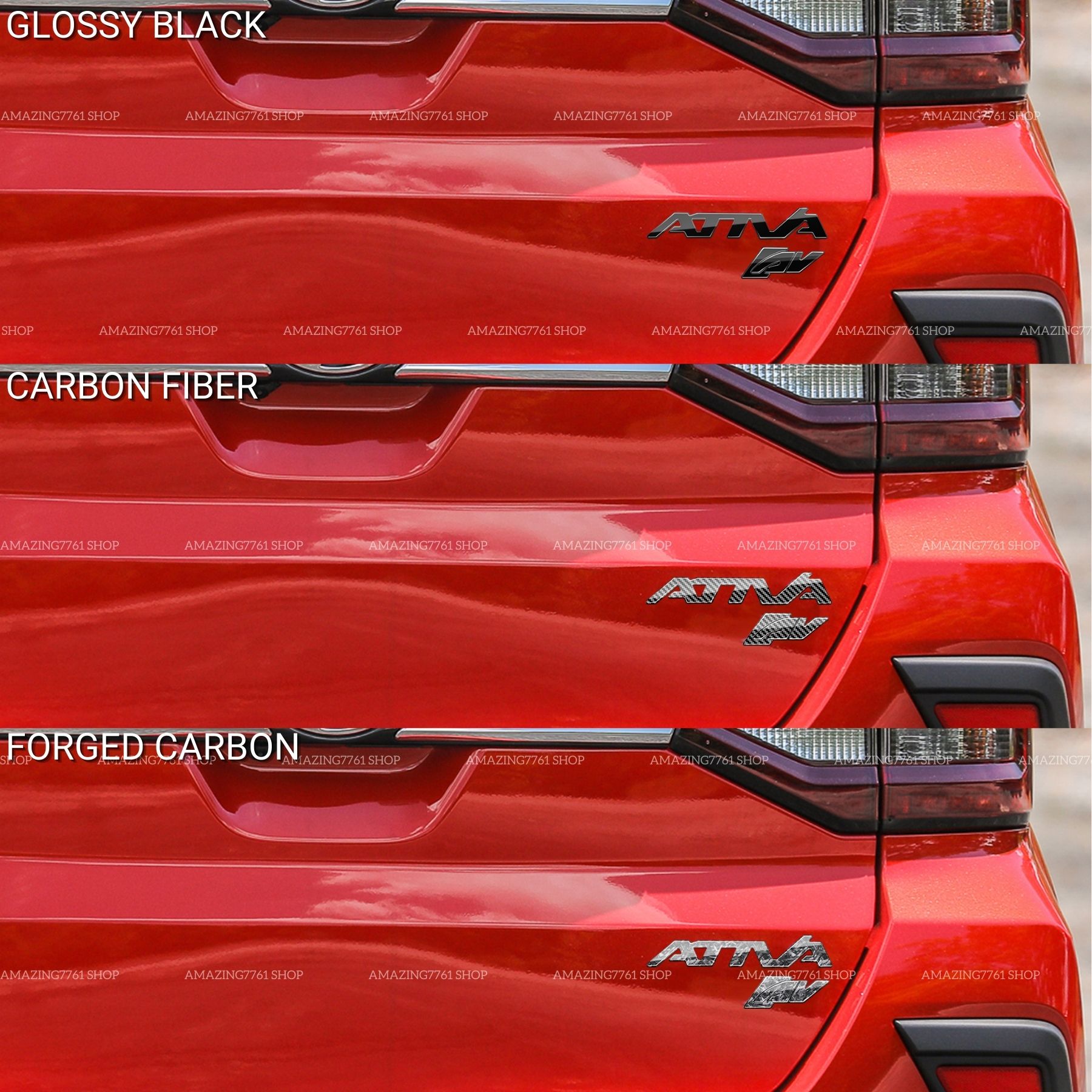 AMAZING PERODUA ATIVA CAR REAR ATIVA WORD AV WORD LOGO EMBLEM FRAME ...