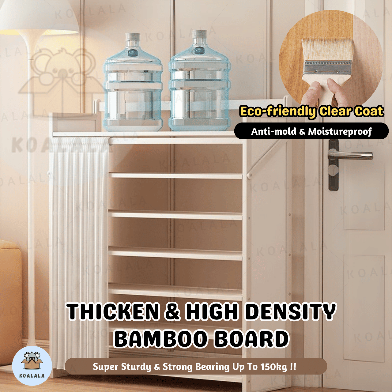 【Installation Free】 Wooden Shoe Rack Foldable Portable Bamboo Folding ...