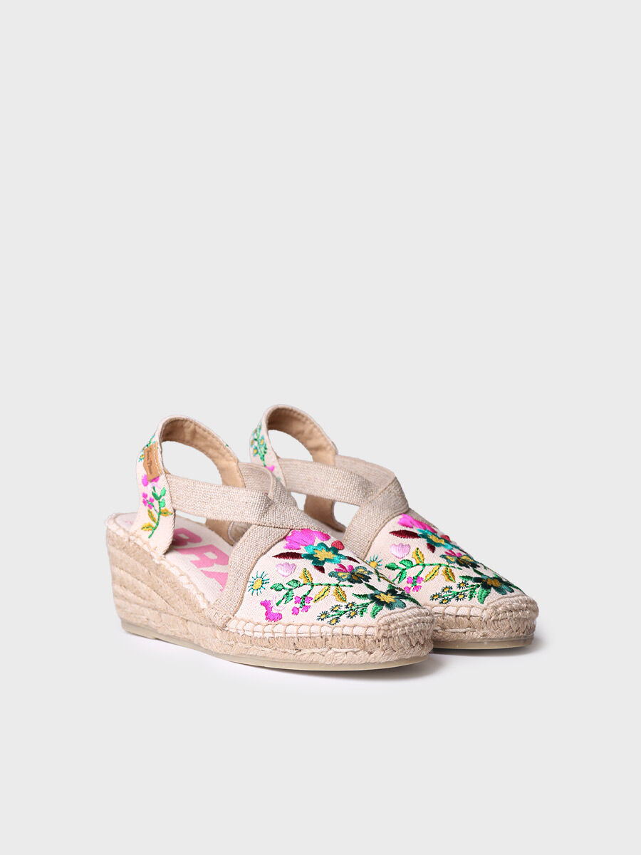 URBAN LABEL | TONI PONS MONTJOI TEXTILE ESPADRILLE FLORAL | Shopee Malaysia