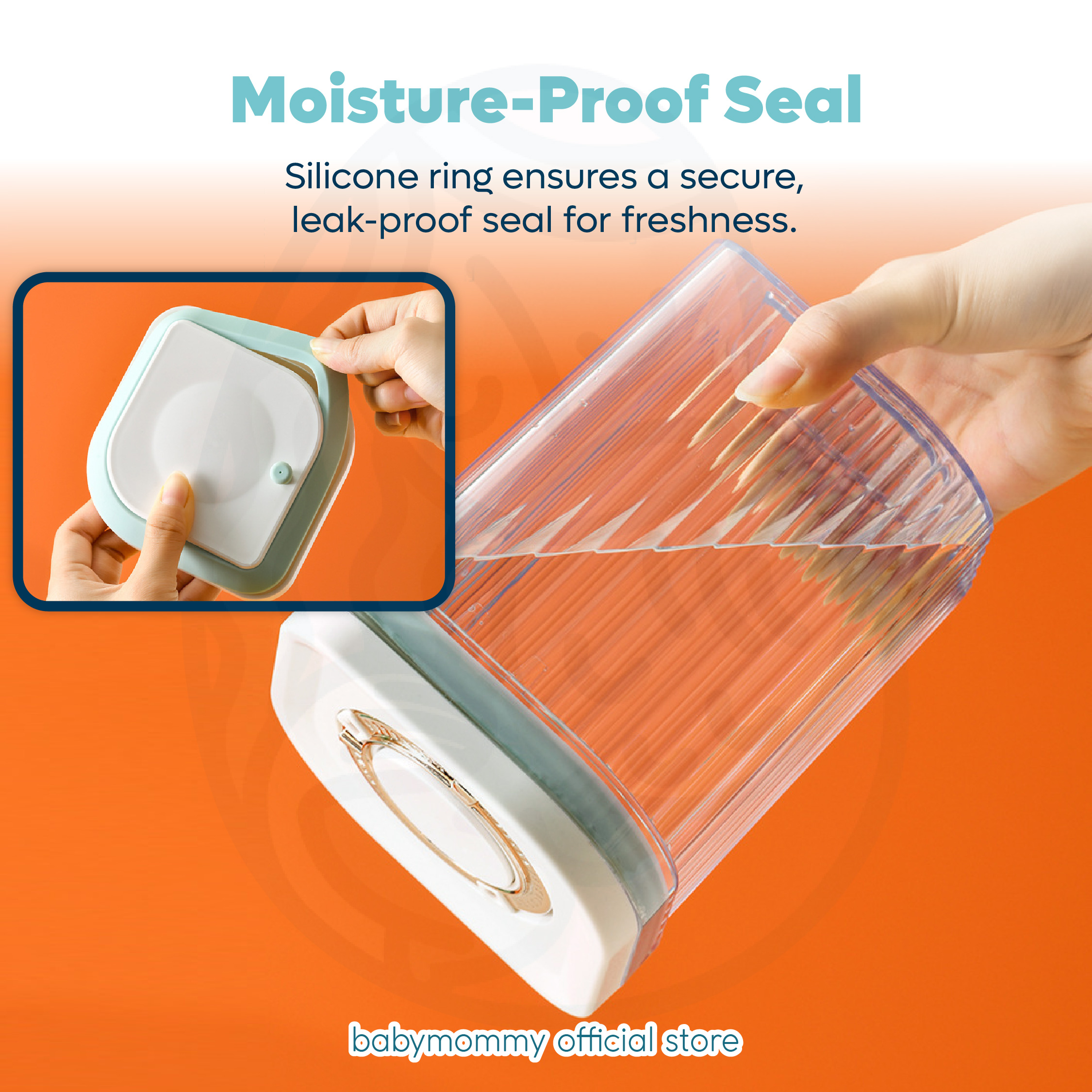 🇲🇾【FreeSpoon】Airtight Baby Milk Powder Container with Date Food ...