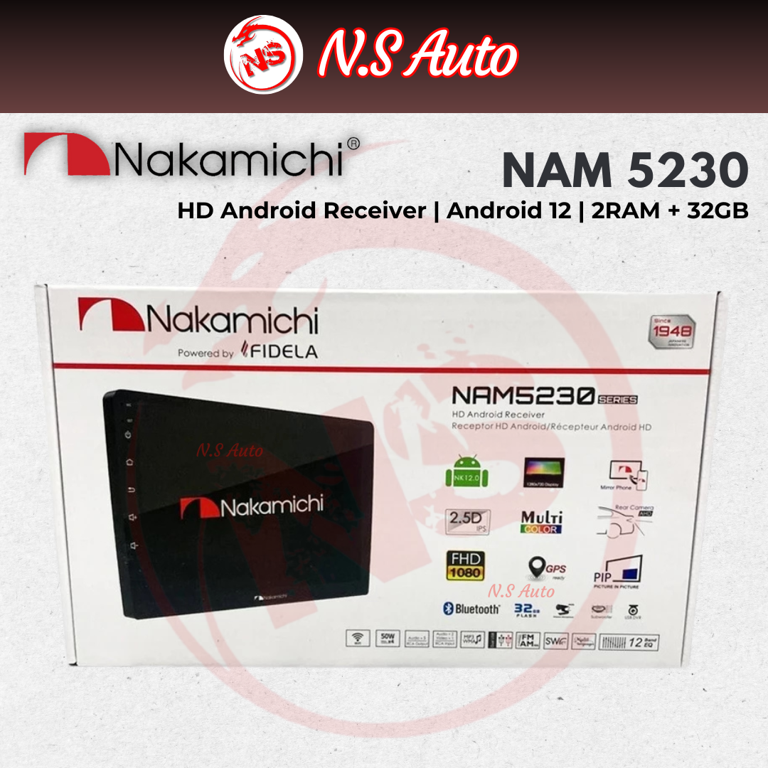 Nakamichi NAM5230 HD Android Player 2RAM+32GB NAM 5230 Car Player ...