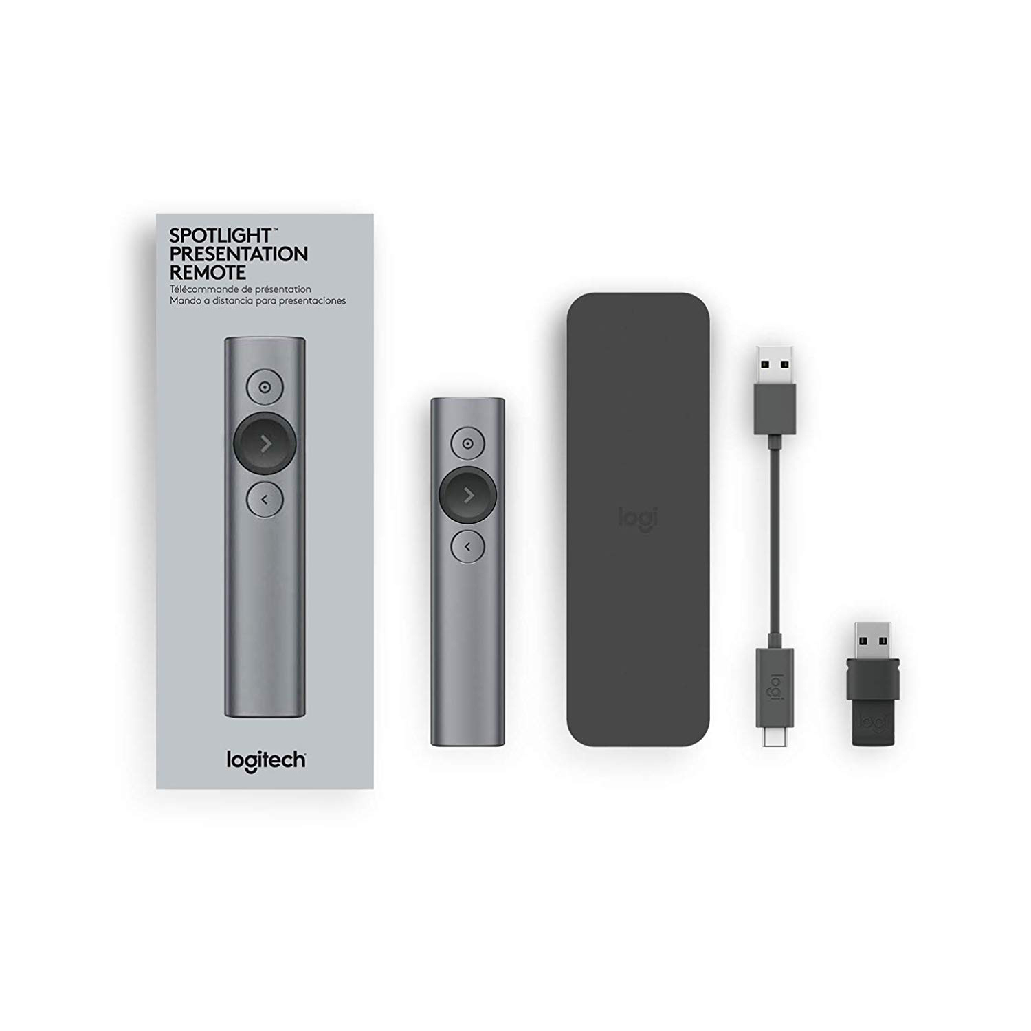 Logitech Spotlight Presentation Remote - Universal Wireless ...