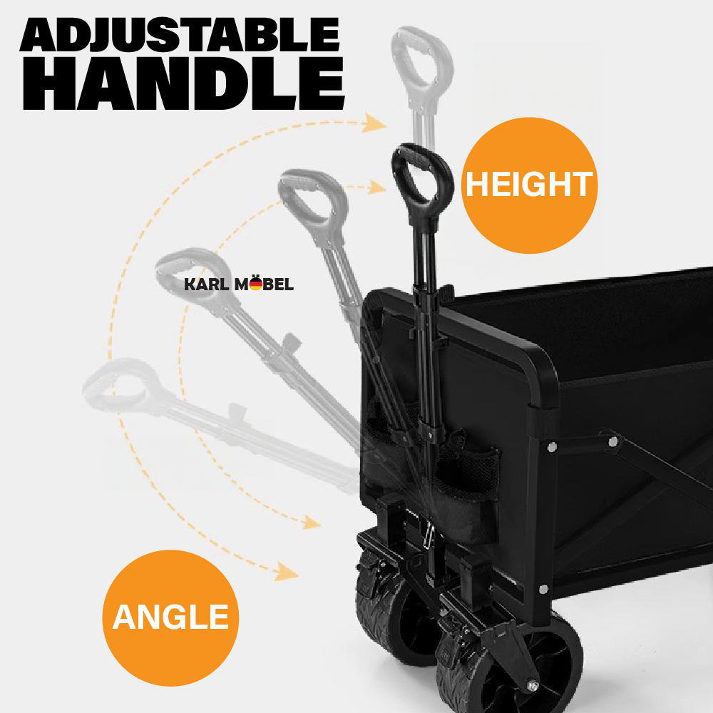 Trolley Wagon Camping trolley portable Outdoor Foldable folding ...