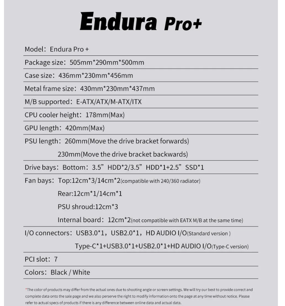 # Segotep Endura Pro+ EATX T.G PC Case With 3 x 120mm ARGB Fans Pre ...
