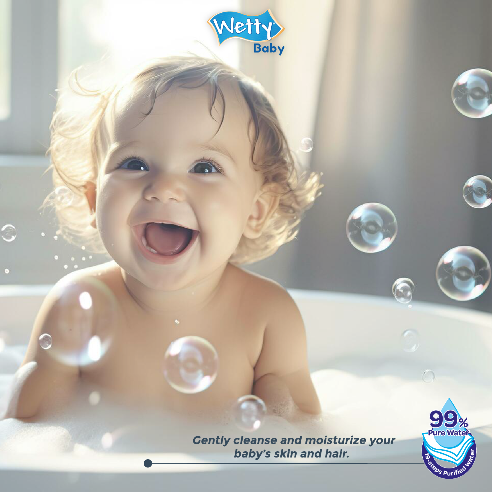 Wetty Baby Head To Toe Baby Wash (600ml) (Refill Pack) | Shopee Malaysia