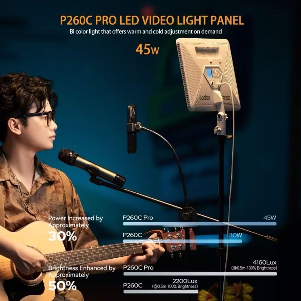 Godox LEDP260C | LED P260 C | 260 | LED P260C Bi-Color LED Light Panel ...