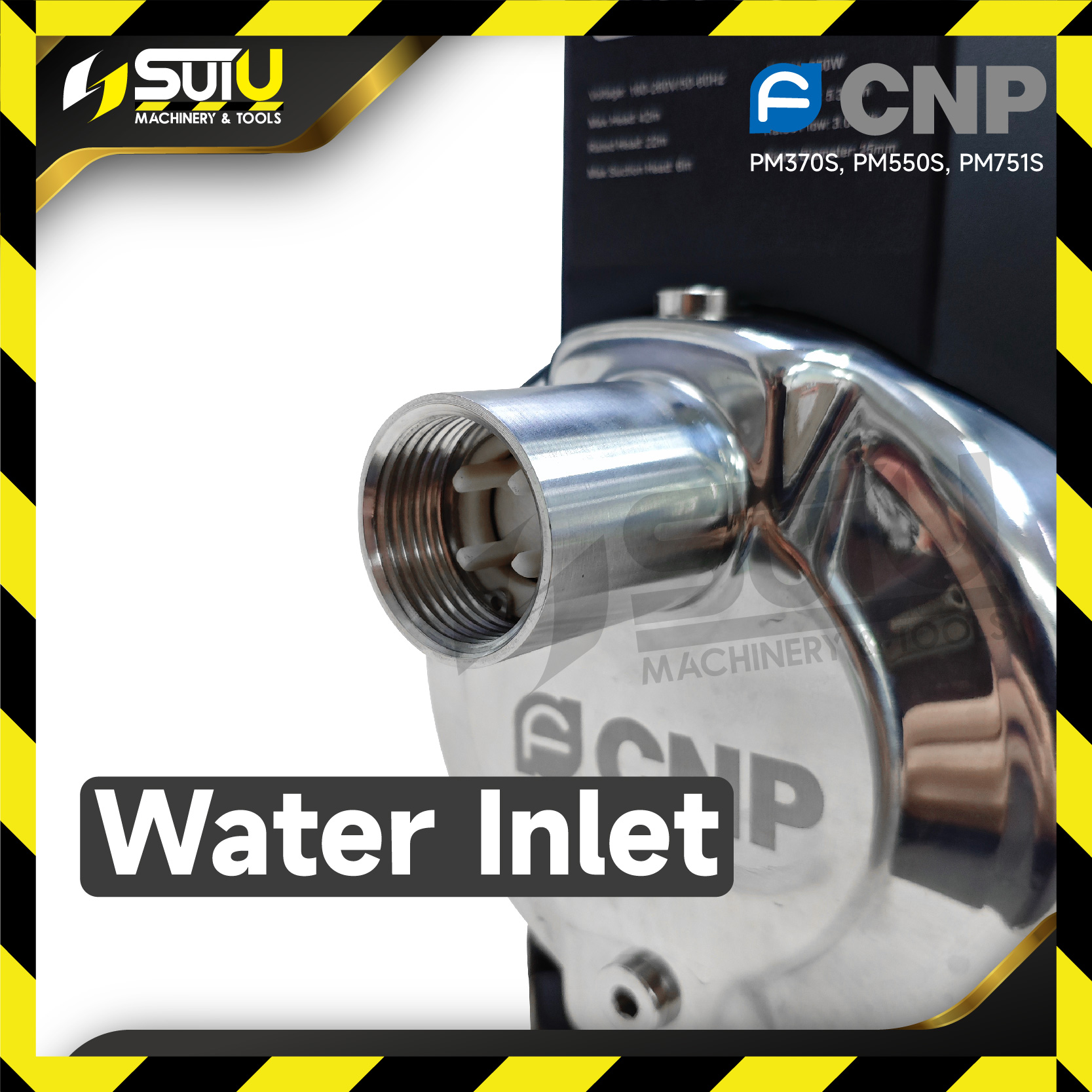 CNP PM370S / PM550S / PM751S Inverter Water Pump / Booster Pump 370W ...