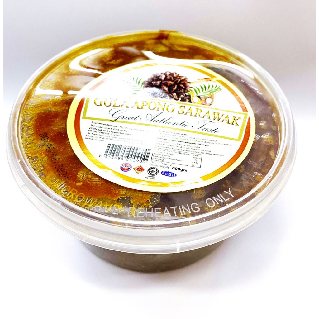 RAYA 25 STOK BARU [HALAL] Gula Apong Asli Sarawak 600g / 1kg Sira Pokok ...