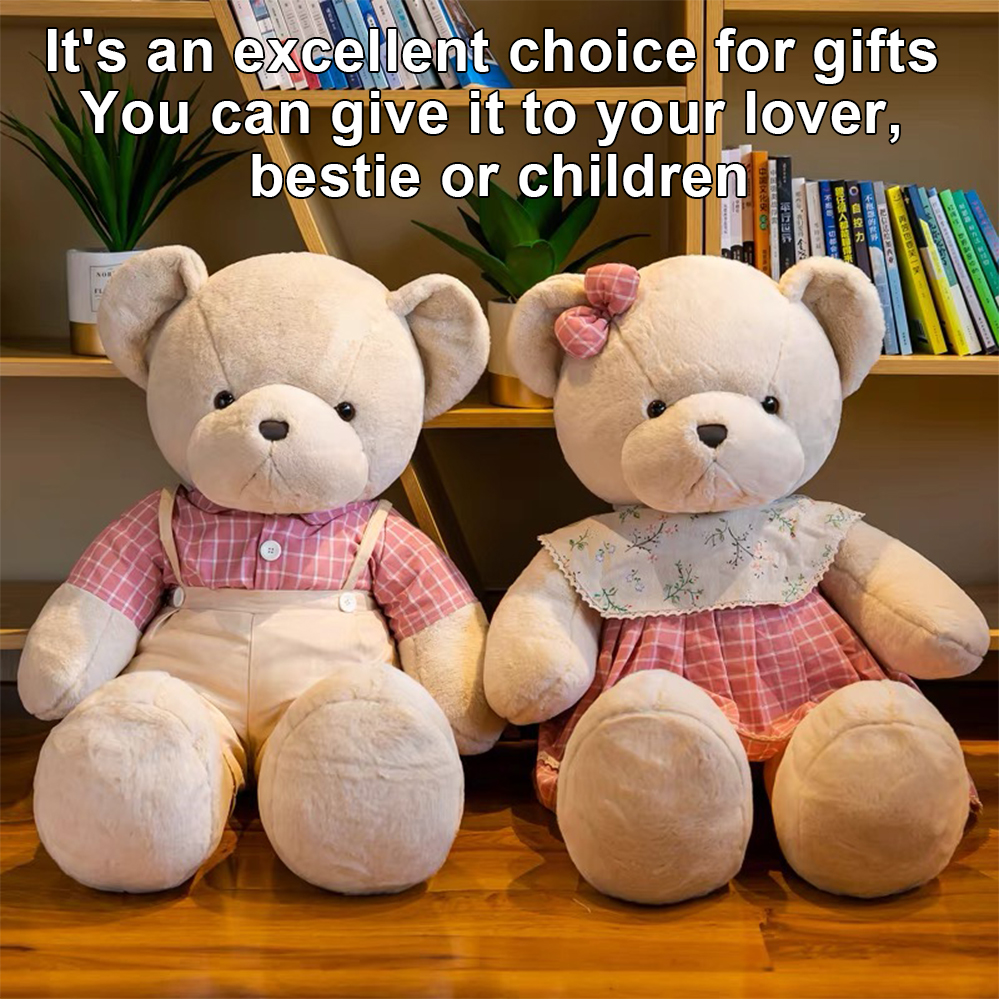 80Cm Plush Toy Teddy Bear Couples Surprises Present Big Doll Valentines ...