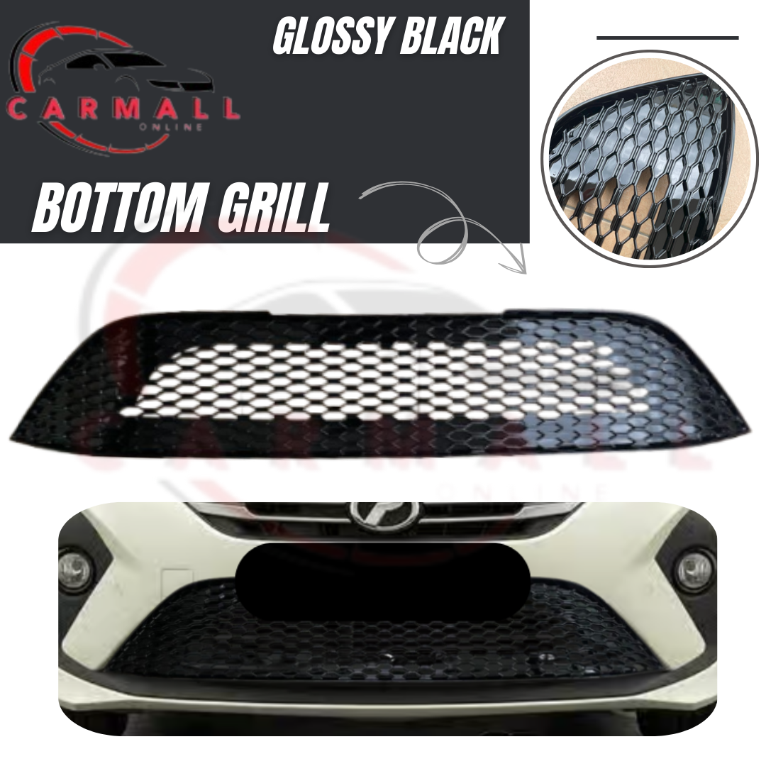 Perodua Alza 2018-2021 Facelift Front Grill Glossy Black (Mini Cooper ...
