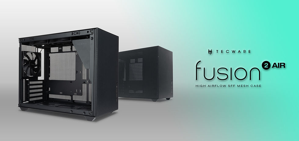 TECWARE Fusion 2 Hybrid SFF ITX/mATX Case - Support SFX/ATX size PSU ...