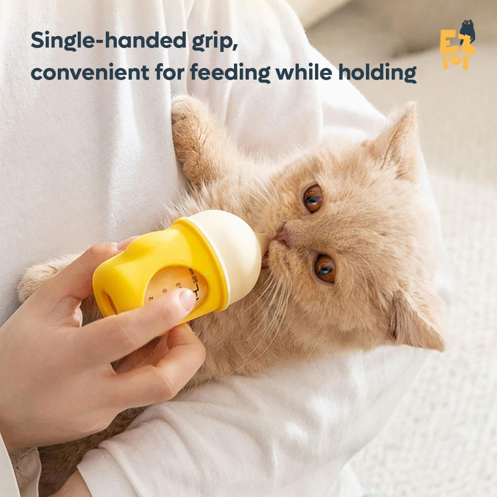 EZPET🐱 Pet Nursing Bottle Pet Milk Bottle Kitten Feeding Bottle Botol ...