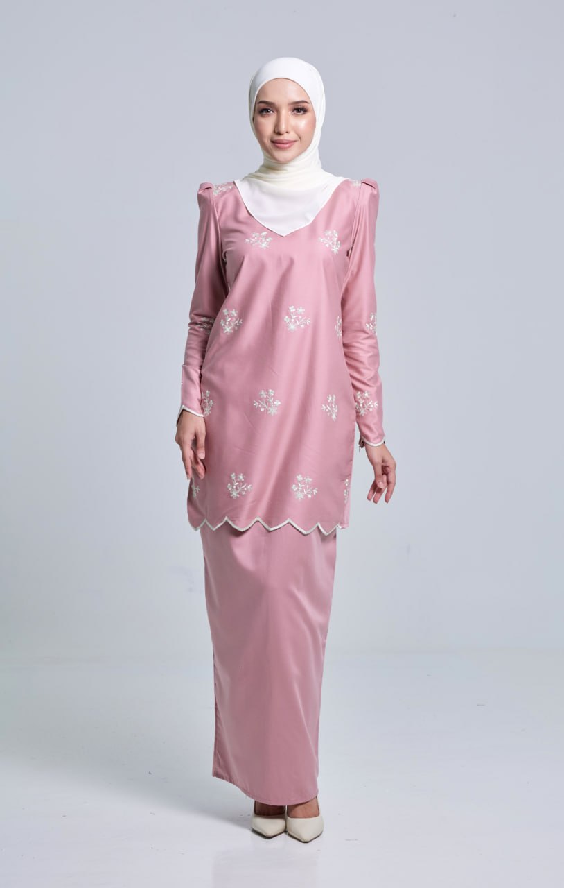 CARLANISA Maleena Kurung Moden Sulam Ready Stock Muslimah Clothing Set ...