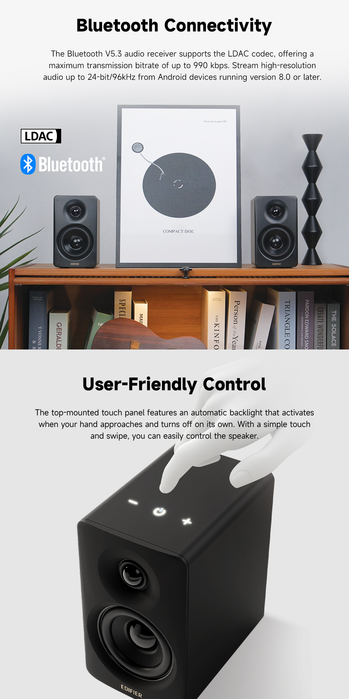 Edifier M60 Multimedia PC Speakers - 66W RMS | Silk Dome Tweeter | 3" Mid-low | DSP | DRC | AUX ...