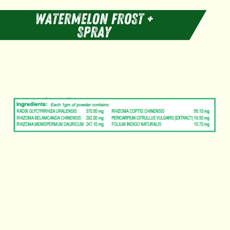GreenHerbs Watermelon Frost + Spray 3g | sore throat | ulcers ...