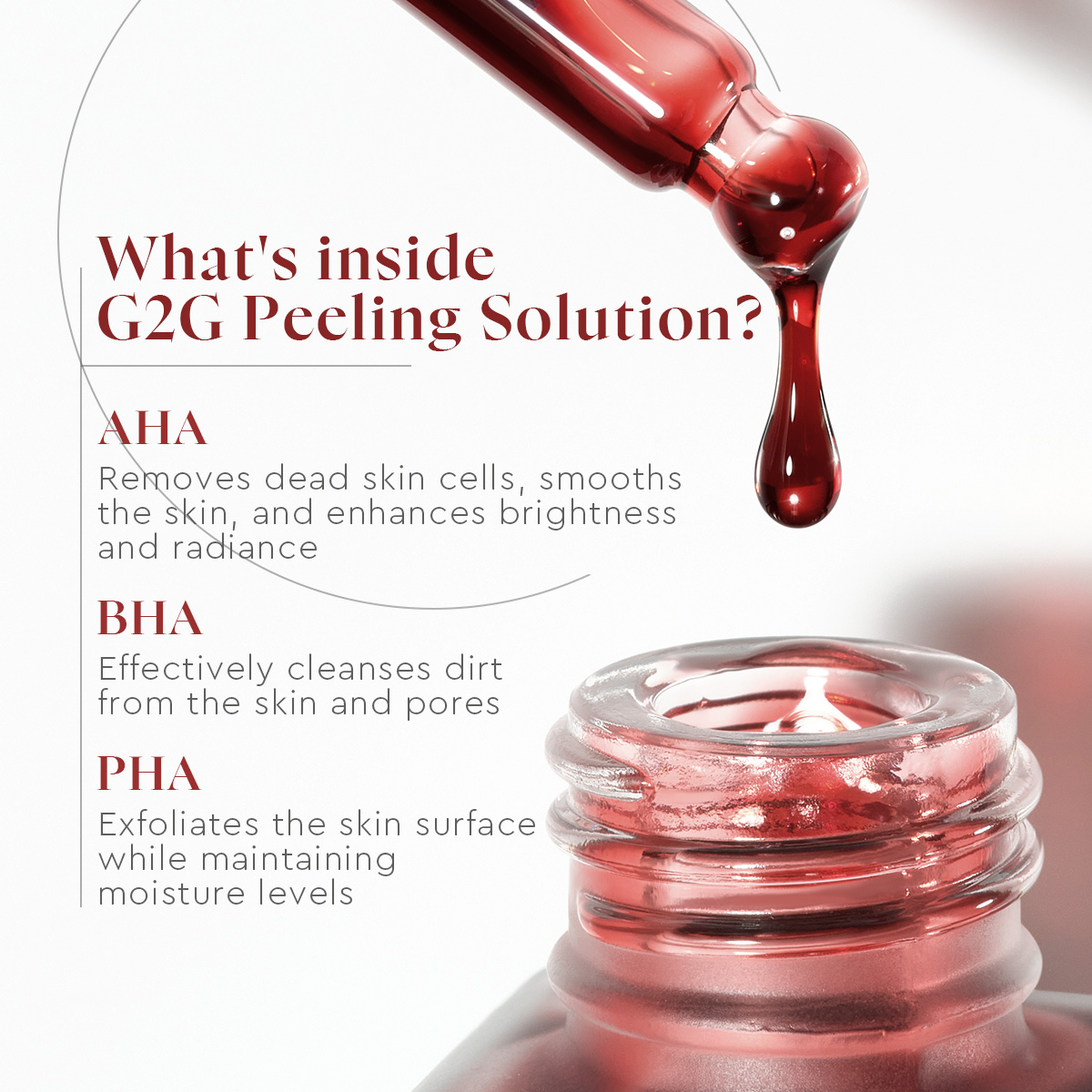 Glad2glow Aha Bha Pha Serum Intensive Peeling Solution Brighten Skin ...