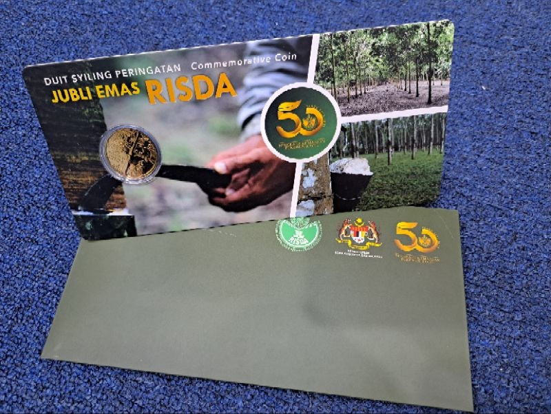 2024 Coin Card Malaysia Commemorative RISDA 50th Anniversary CC Card ...