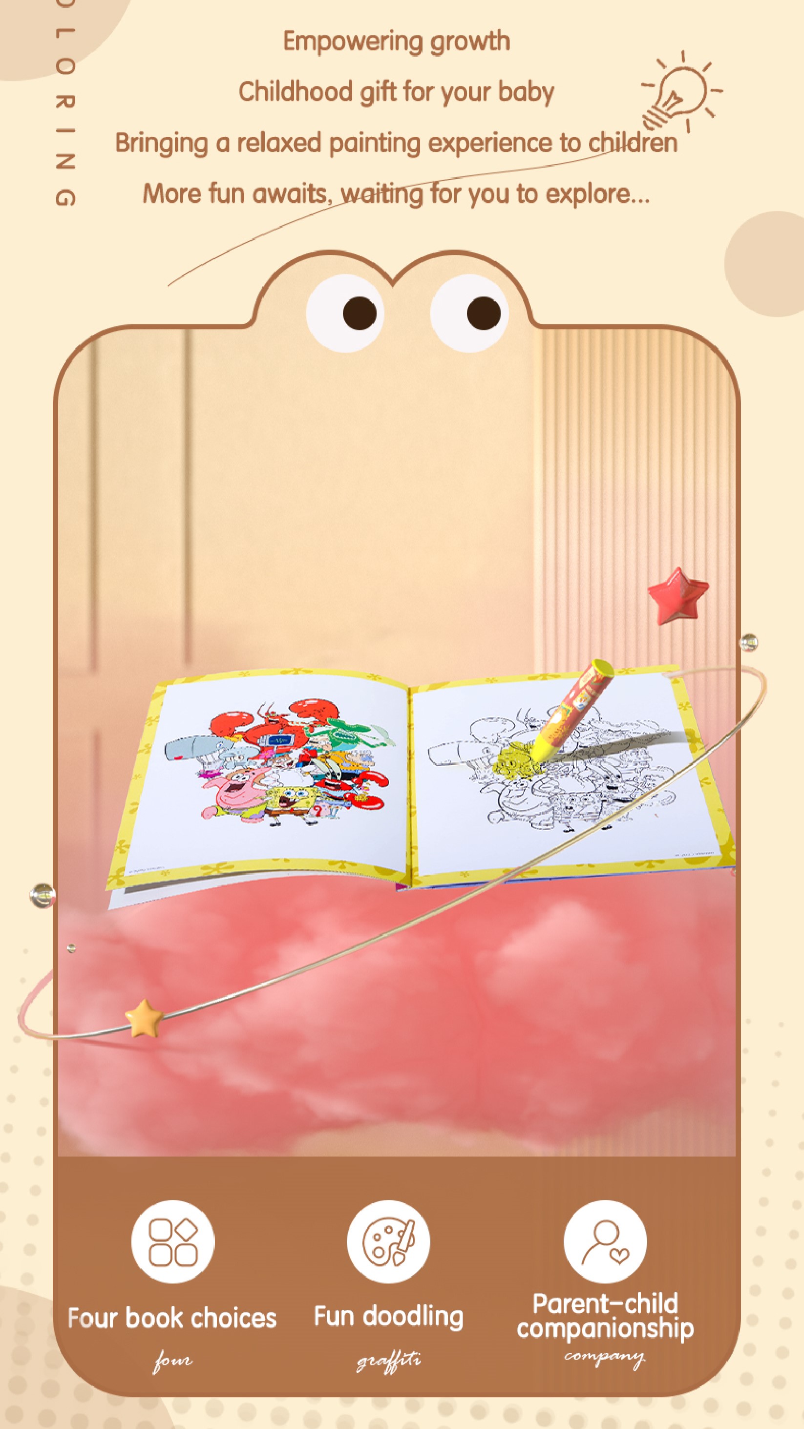 Deli Colouring Book Hobby Doddle Picture Colourful Buku Lukis (210 x ...