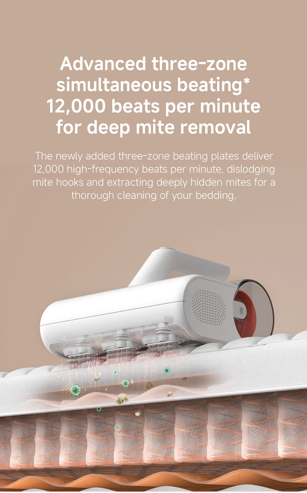 Xiaomi Dust Mite Vacuum Cleaner | 12,000Pa Suction | Enhanced Dust ...