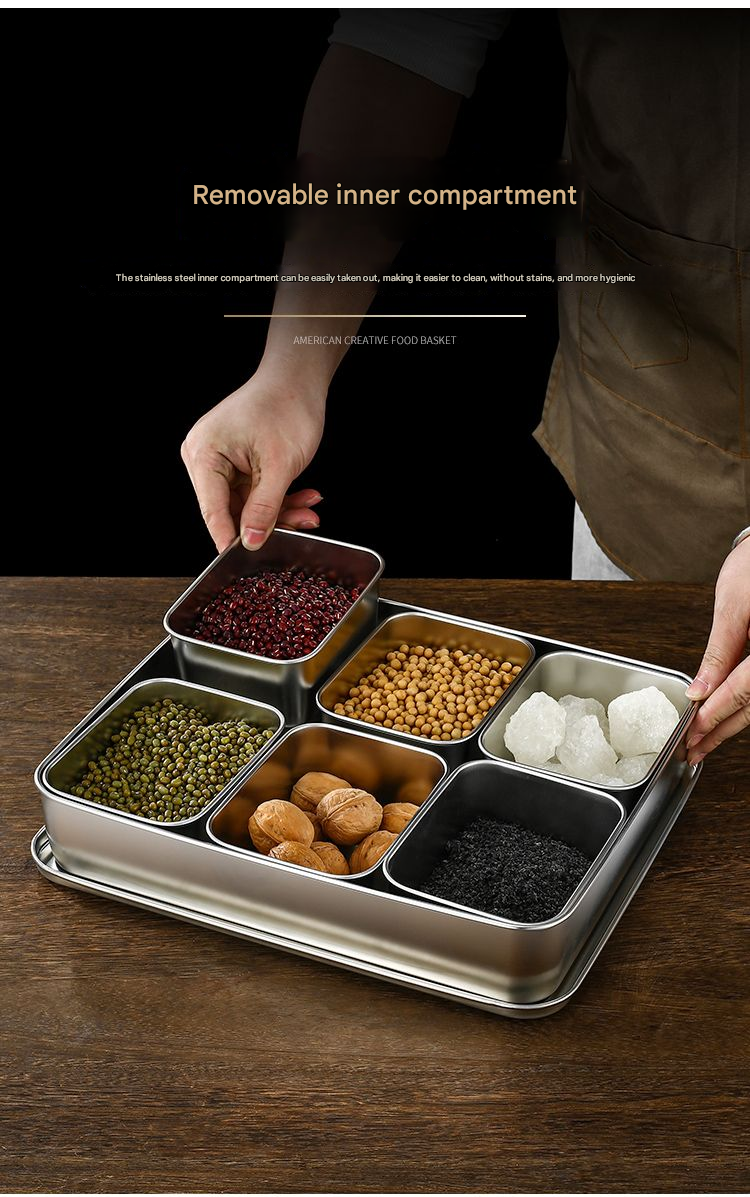 Thickened 316 stainless steel seasoning Spice box set condiments ...