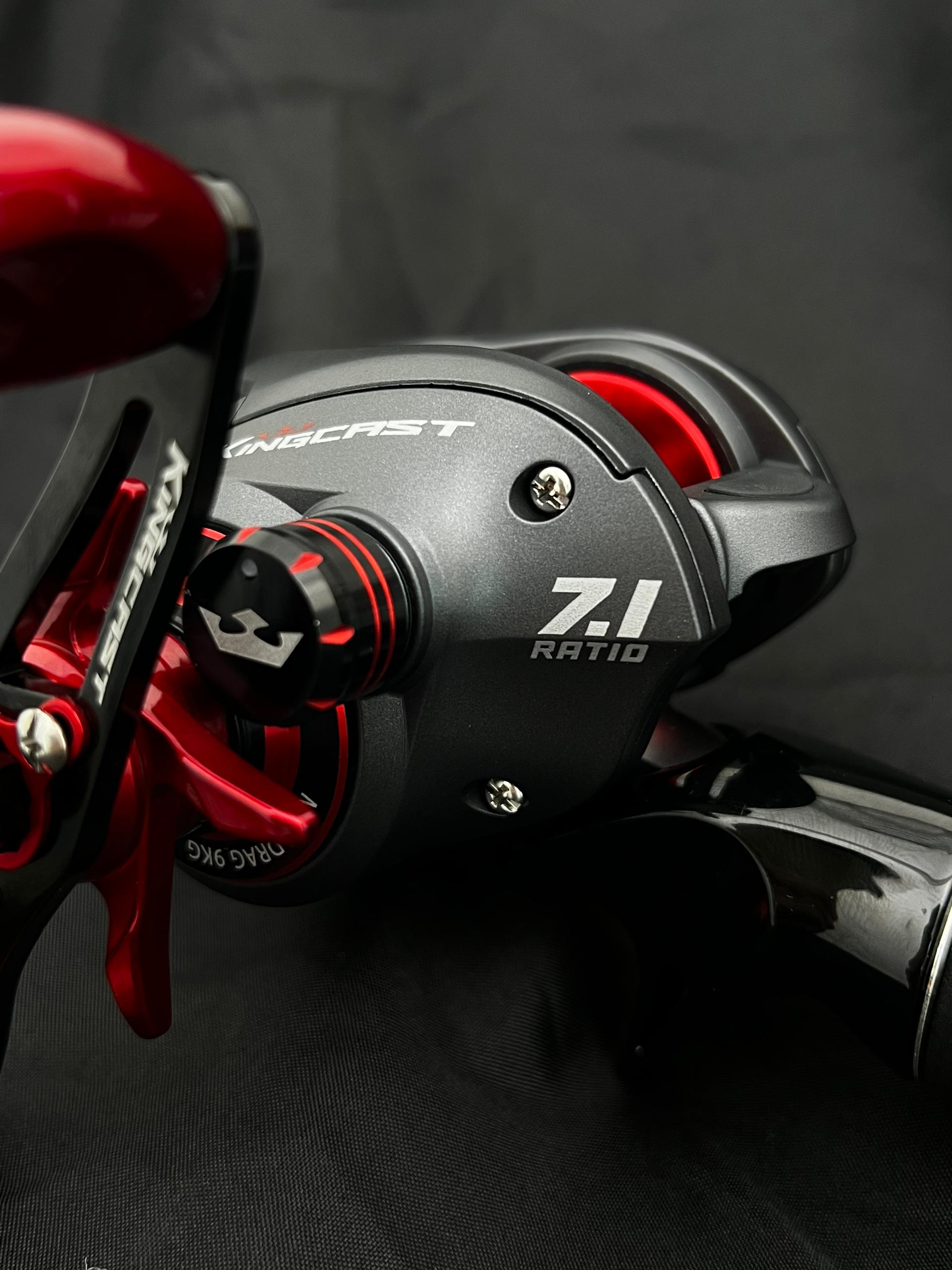 KFT Kingcast Baitcasting Fishing Reel Salt Water Mesin Pancing Mancing ...