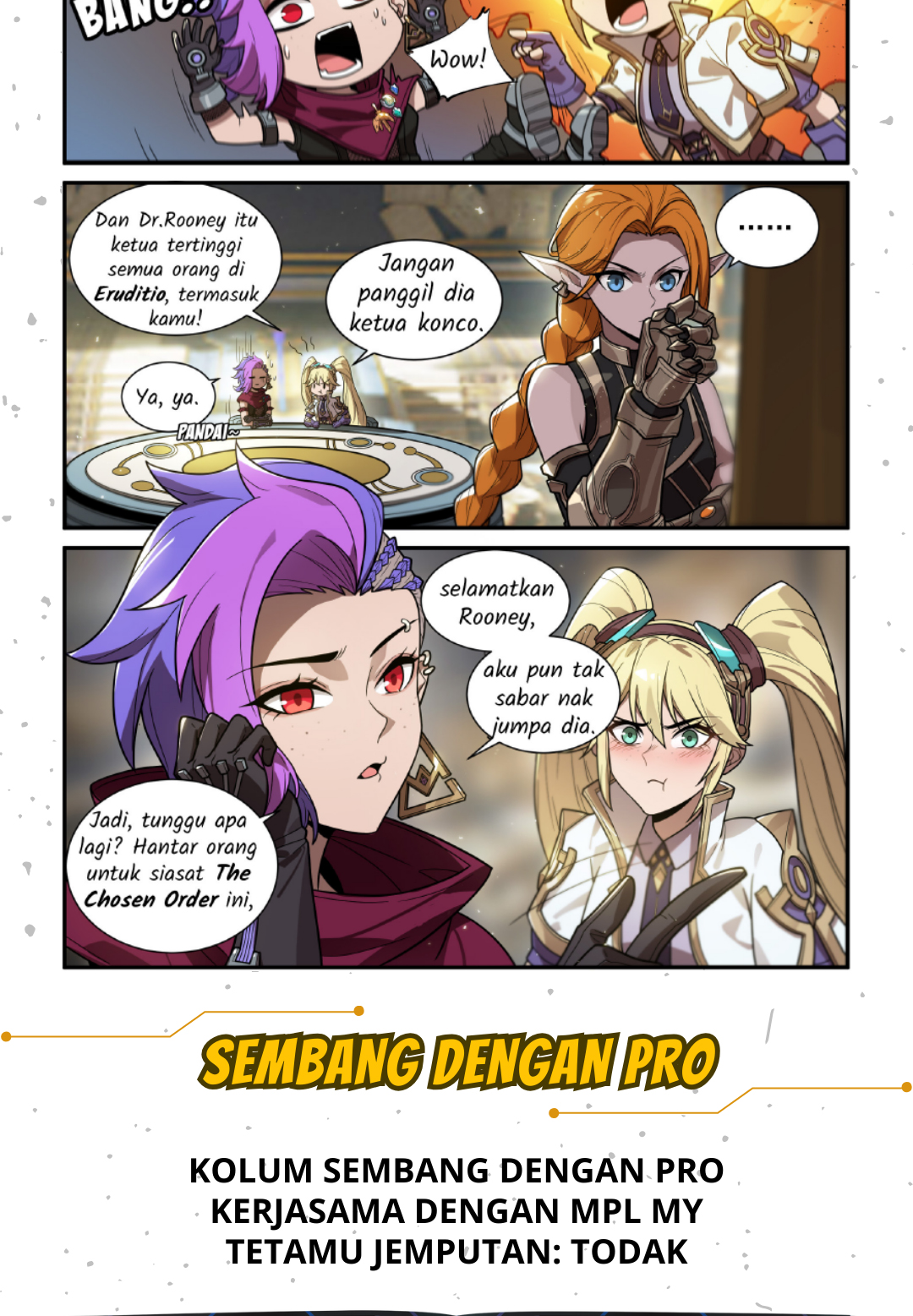 MLBB OFFICIAL COMIC BOOK OUTLAW PART 3 BUKU KOMIK RASMI MOBILE LEGENDS ...