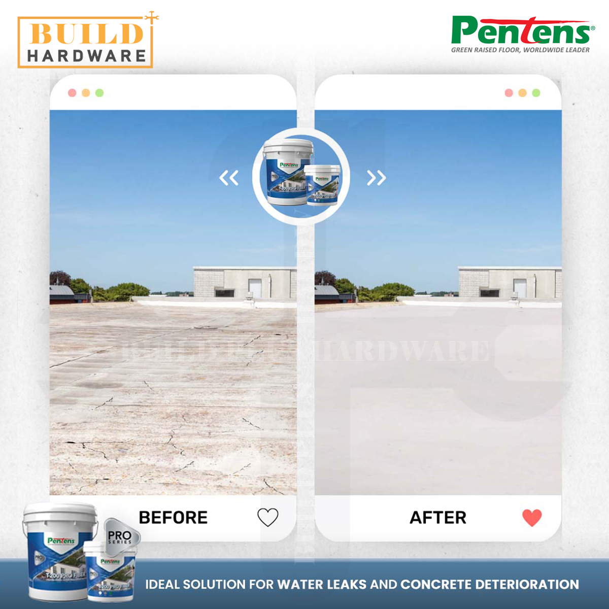 PENTENS T-200 PRO Fiber 20kg Ultimate Elastic Acrylic Waterproofing ...