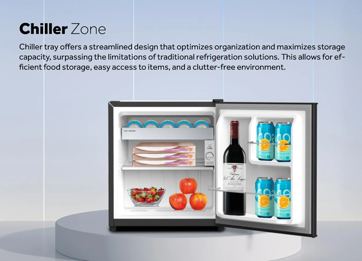 Haier 68L Single Door Mini Fridge HR-68H | Shopee Malaysia