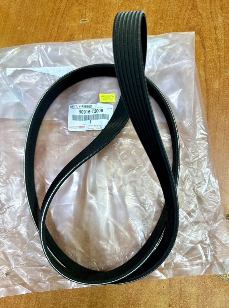 TOYOTA HILUX KUN25 KUN26 FAN BELT 90916-T2006 7PK1516 ORIGINAL READY ...