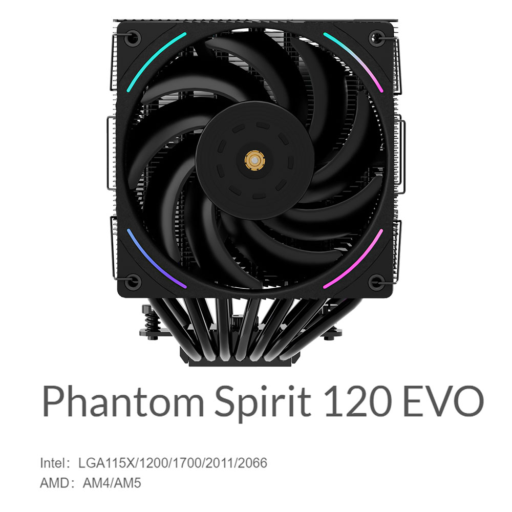THERMALRIGHT PHANTOM SPIRIT 120 EVO -PS120-EVO DUAL TOWERS CPU AIR COOLER (TR-PS120-EVO ...
