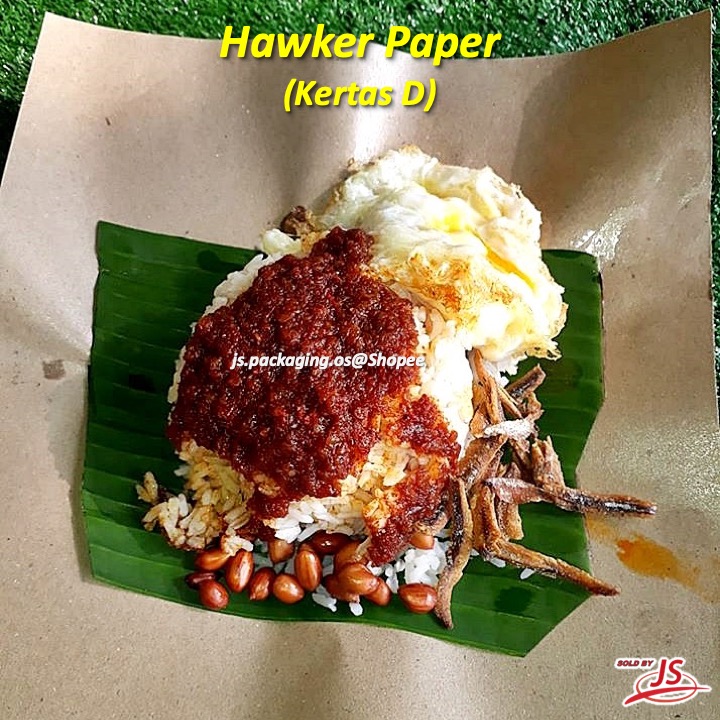 Brown Hawker Paper / Food packaging Brown Paper / Kertas Pembungkus ...