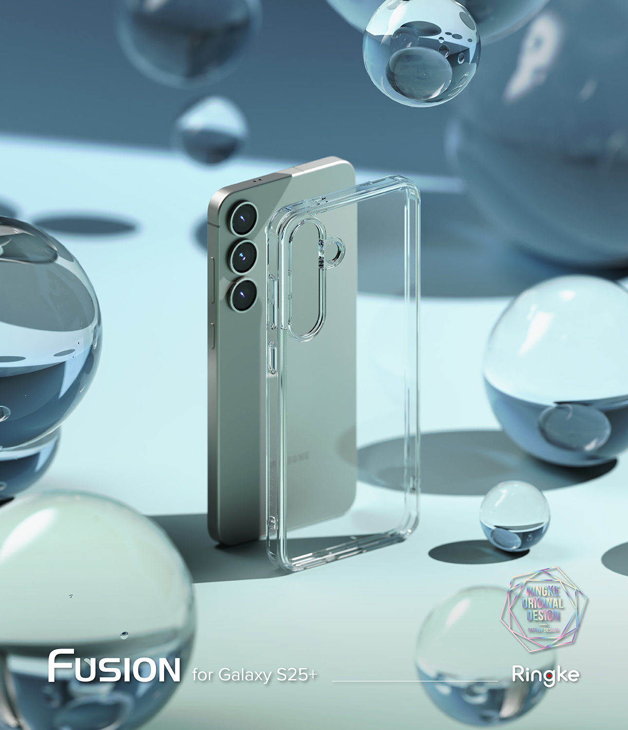 RINGKE® FUSION Minimalist Fit Samsung Galaxy S25+/ S25 Crystal Clear ...
