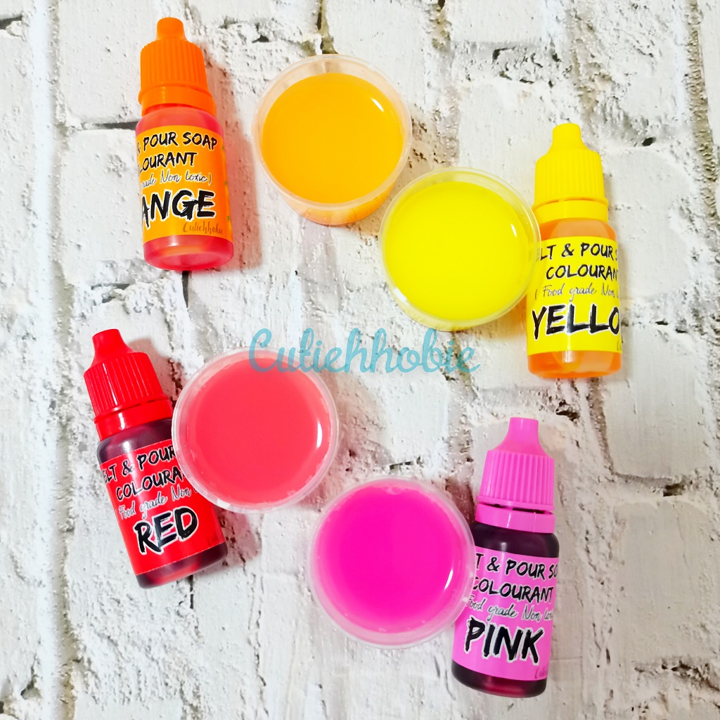 10ml Soap Colouring Fragrance Colourant Handmade Soap Dye Pigment Base ...