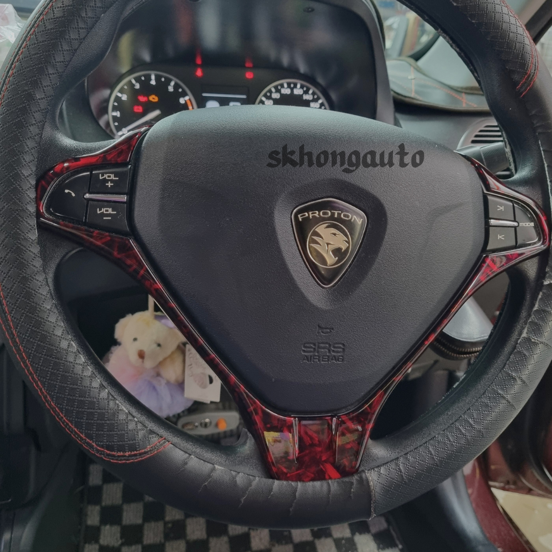proton saga vvt 2016-2025 mc1 mc2 car red forged carbon interior ...