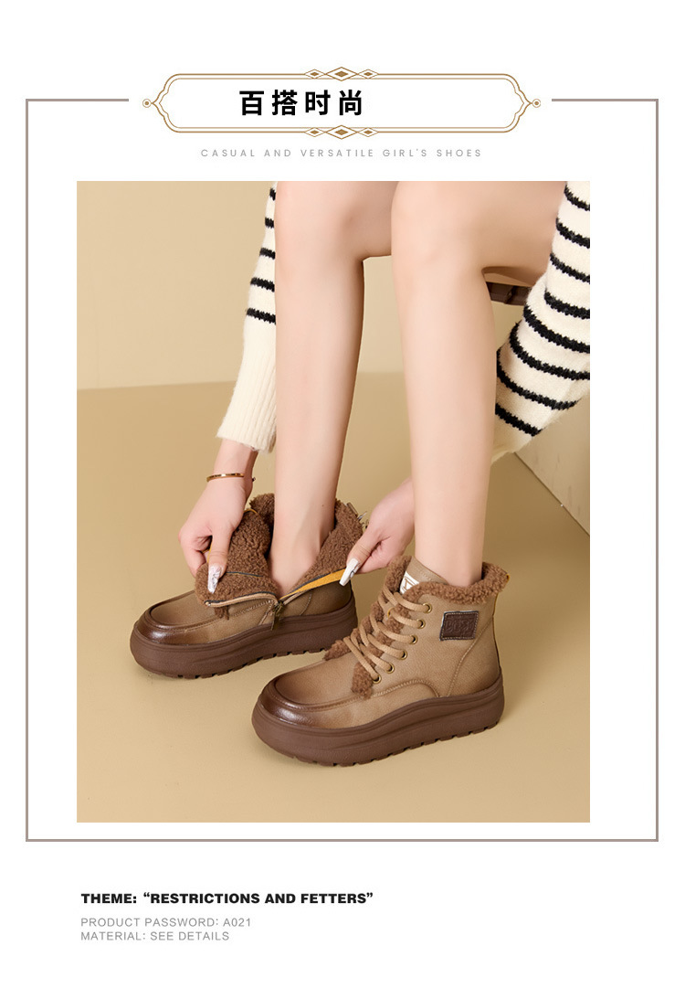 Snow Shoes Women Winter Boots Women Winter Shoes Women Waterproof Kasut ...