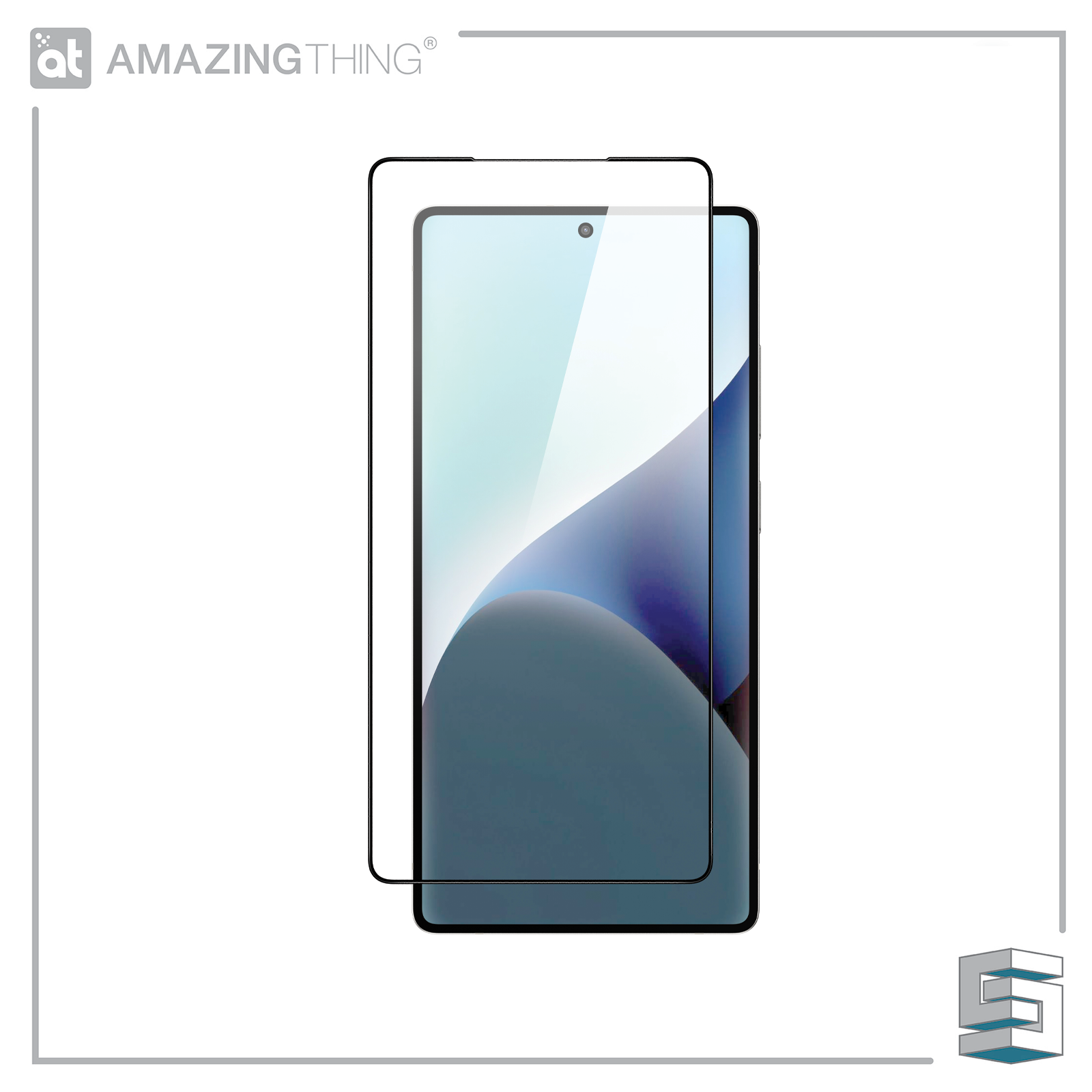 AMAZINGTHING Radix Full Clear Tempered Glass for Samsung Galaxy S25/S25 ...