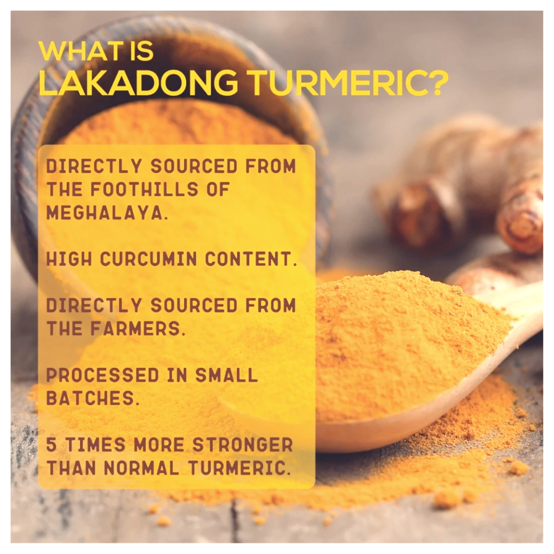 NATURAL PREMIUM LAKADONG TURMERIC (TUMERIC) POWDER 100 GMS (姜黄粉 Spice ...