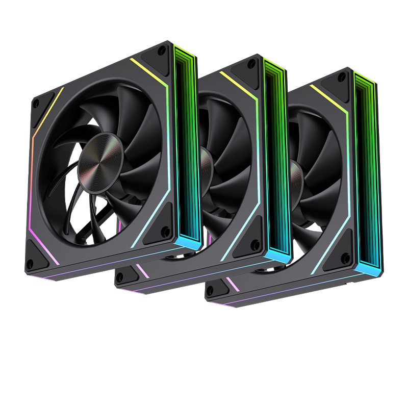 Pc Fan / Prism Gen 4RS Max / ARGB 3Pin / PWM 4Pin / 12CM / Black White ...