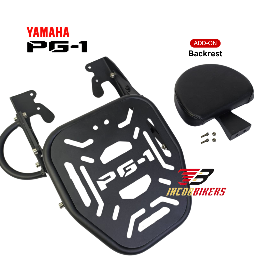 Yamaha PG-1 PG1 PG 1 Adjustable Rear Rack With Backrest Delivery Bag ...