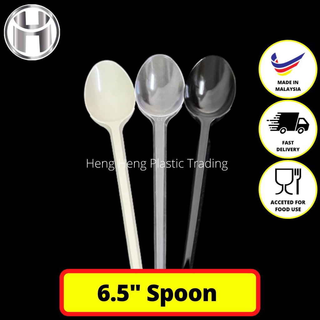 SUDU 6.5" BLACK/CLEAR SUDU MAKAN PLASTIK | Shopee Malaysia