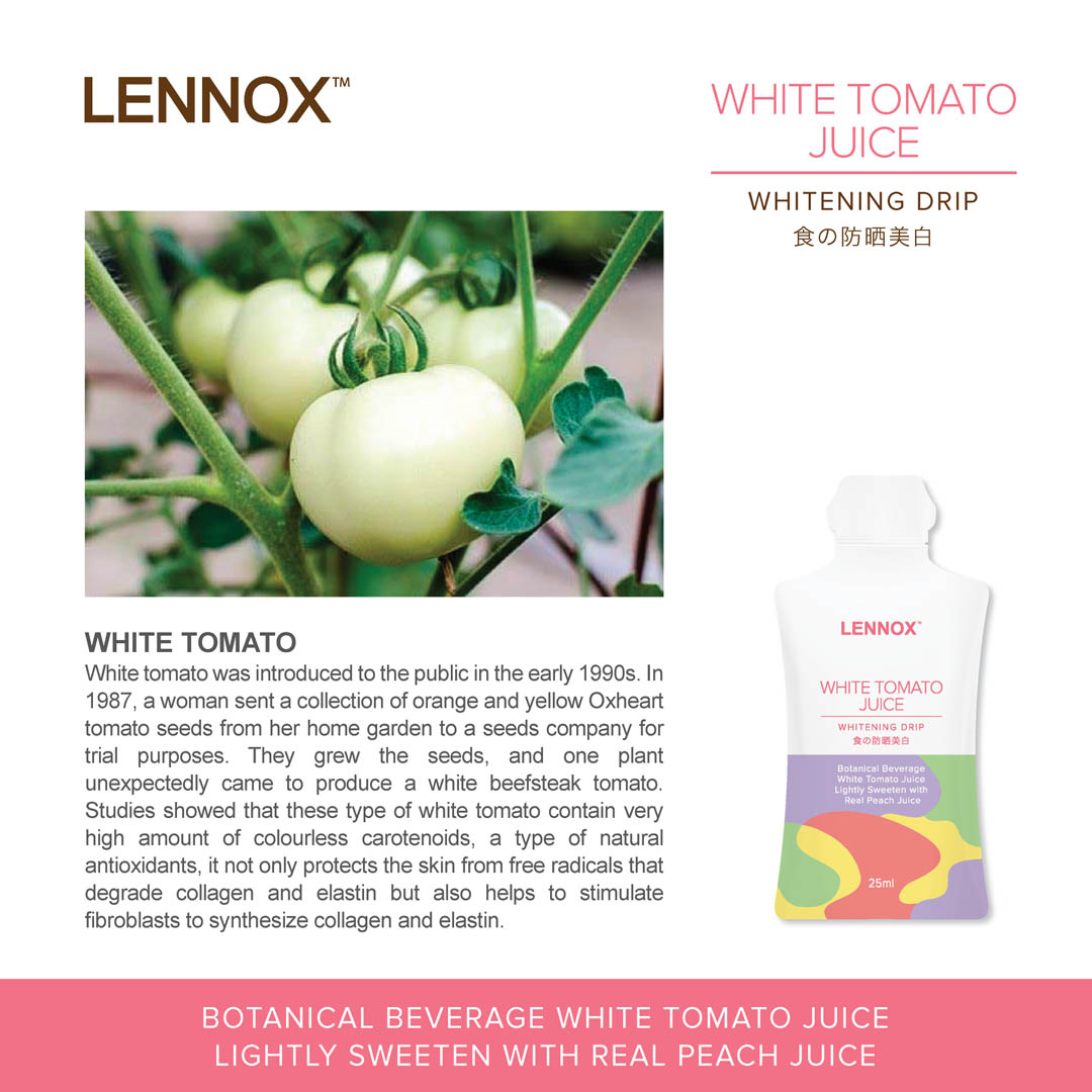 Lennox White Botanical Beverage Tomato Juice (25ml x 14 Sachets ...